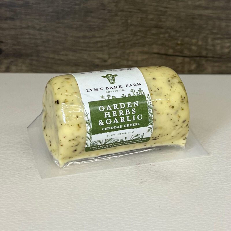 Garden Herbs and Garlic Cheddar Cheese 145g – Postacheese.com