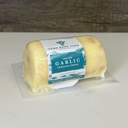 Garlic Cheddar Cheese 145g – Postacheese.com