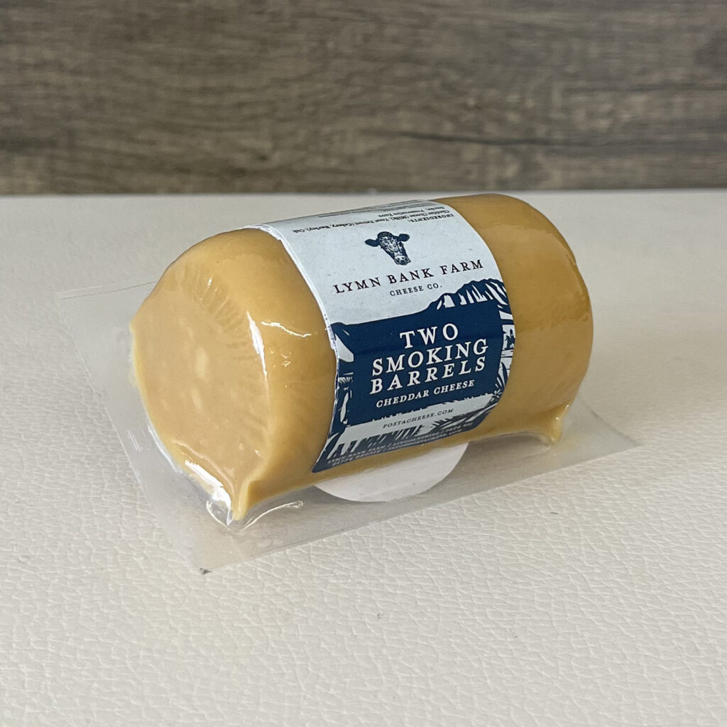 Two Smoking Barrels Cheddar Cheese 145g – Postacheese.com